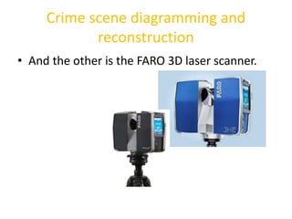 Crime Scene Diagramming and Reconstruction by Det. Mike Anderson | PPTX