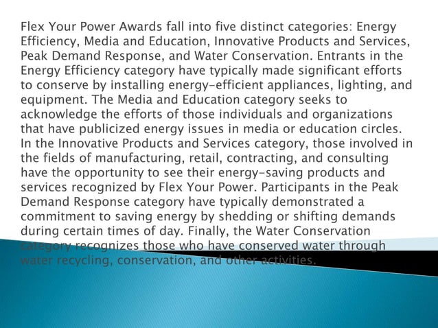 Flex Your Power Awards, by Mike Beacham | PPTX