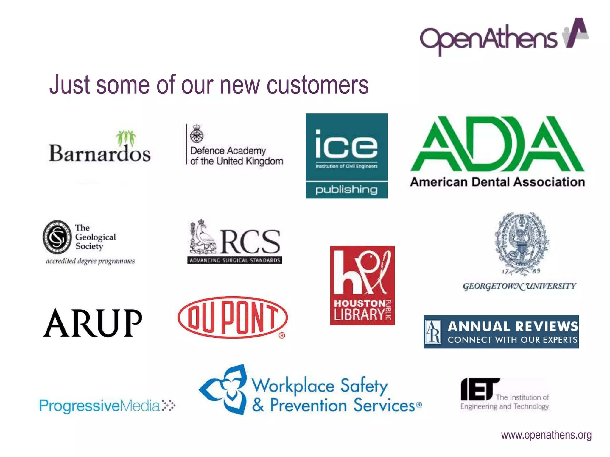 OpenAthens Customer Conference - Welcome address | PPT