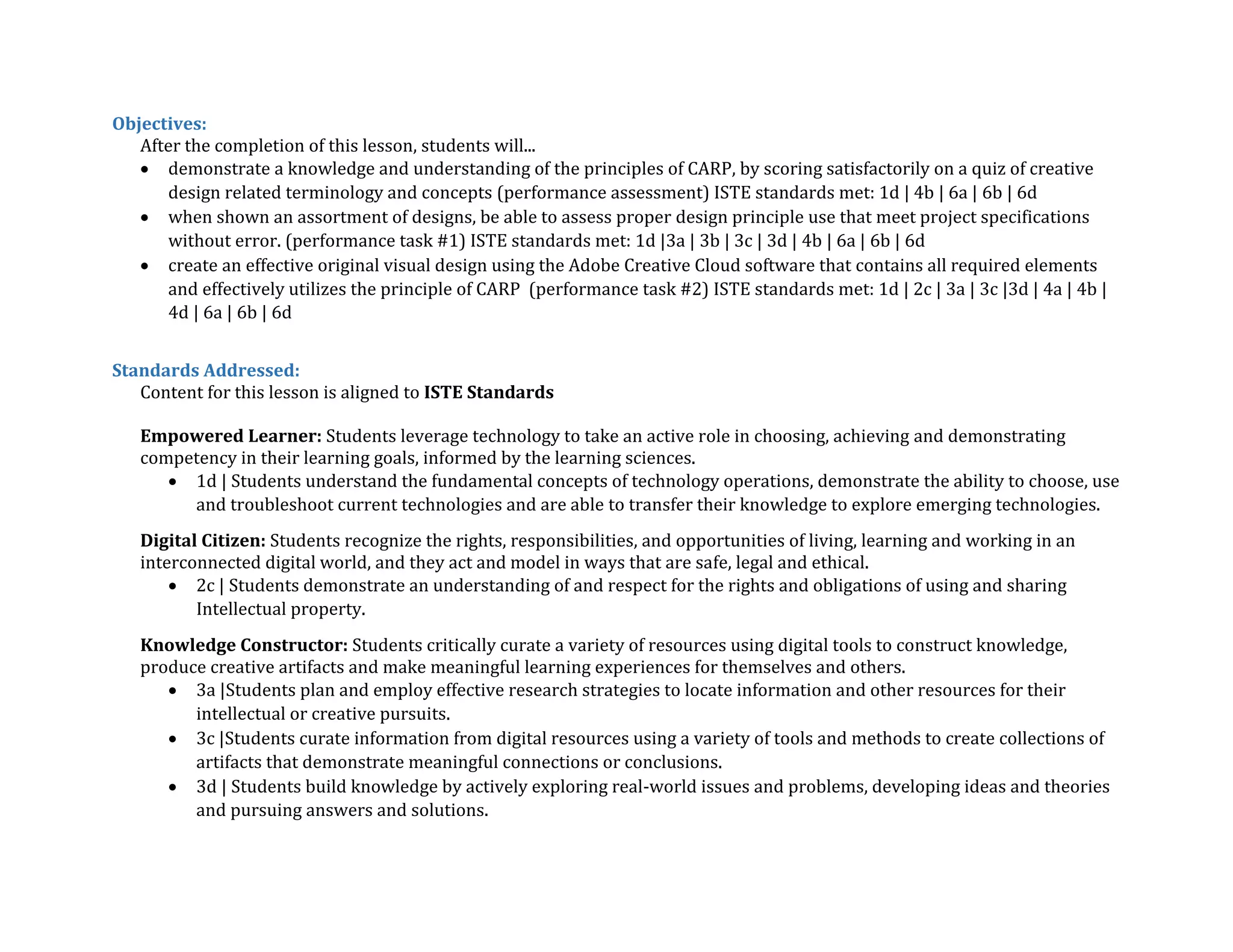 ETEC 6993 | Lesson Plan: Using Future Technology | PDF