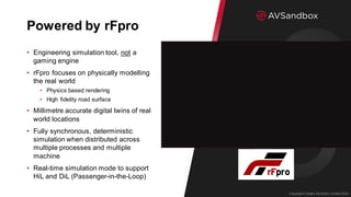 EDGE CASE TESTING IN A SENSOR-REALISTIC SIMULATION ENVIRONMENT | PPT