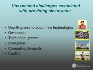 Cambridge | Jan-14 | Water for All: Technological and Cultural ...