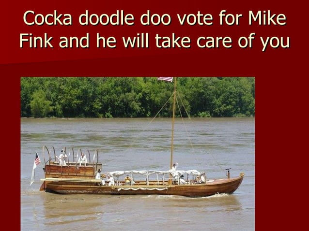 Mike Fink Doesn’T Kill Animals With His Toothpick | PPT