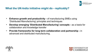 Cambridge | Jan-16 | Distributed Manufacturing in developing countries ...