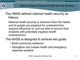 Mike Harryman National Health Security Strategy.ppt