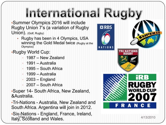 Rugby | PPTX | Rugby Union | Rugby