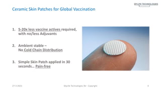 CERAMIC SKIN PATCHES FOR A SILENT PANDEMIC | PPTX