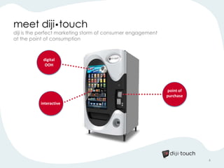 Mondelez diji-touch Interactive Vending Machines | PPTX