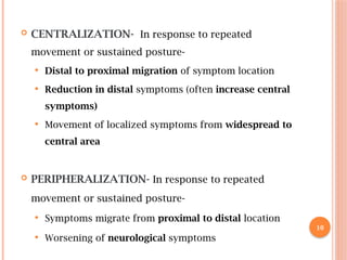 Mikenzie's approach.pptx................ | PPTX