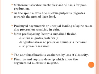 Mikenzie's approach.pptx................ | PPT