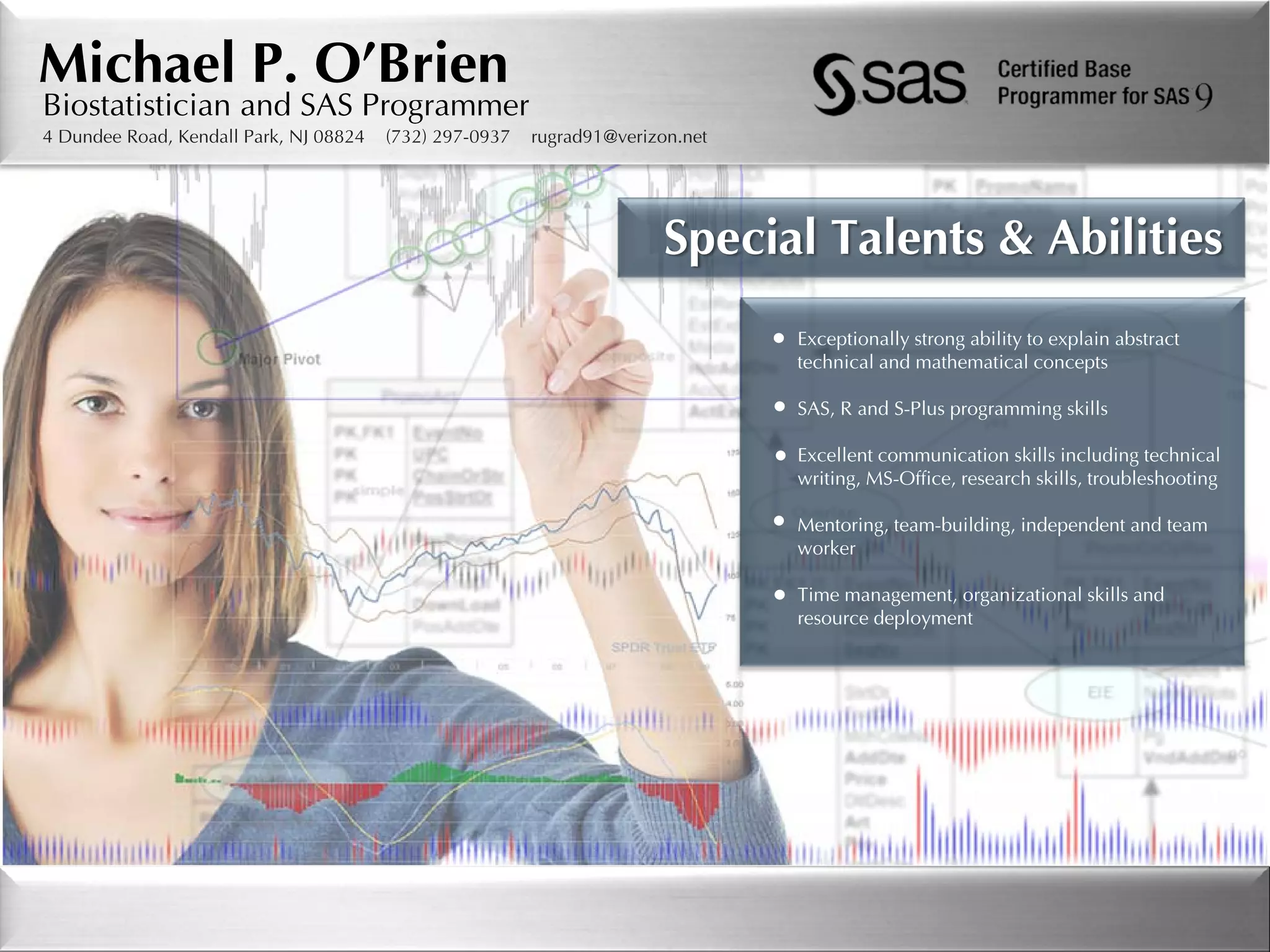 Mike O\'Brien: Visual Resume | PPT