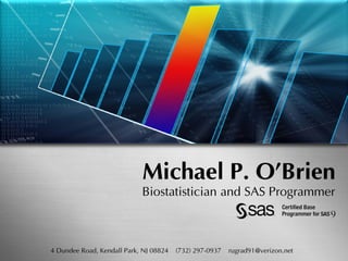 Mike O\'Brien: Visual Resume | PPT