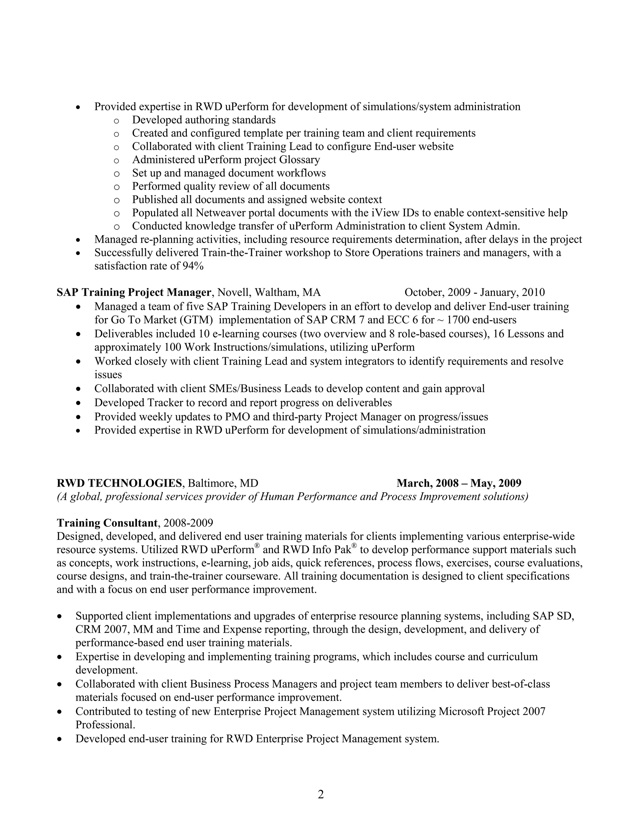 Mike Quinn Resume | PDF