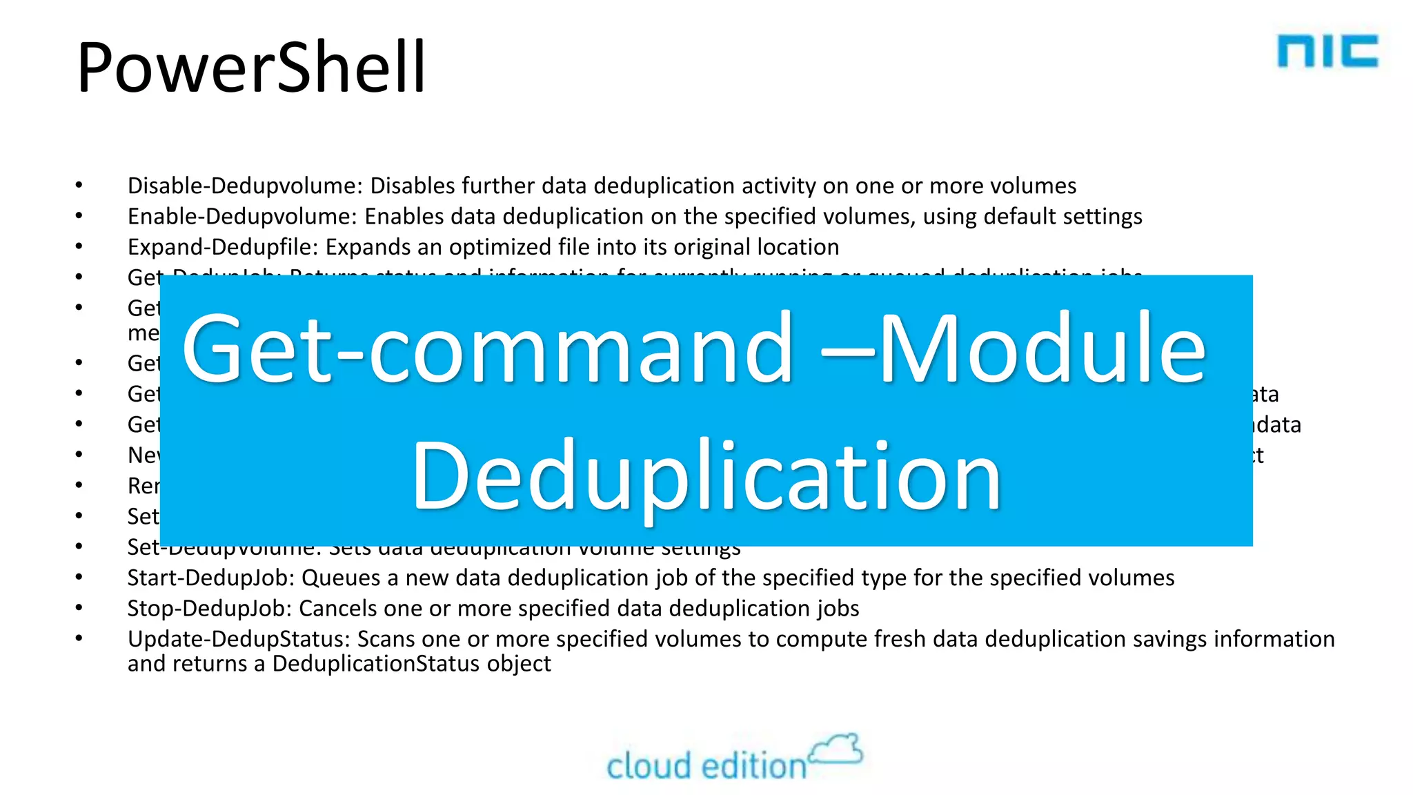 Mike Resseler - Deduplication in windows server 2012 r2 | PPT