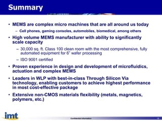 MEMS today | PPT