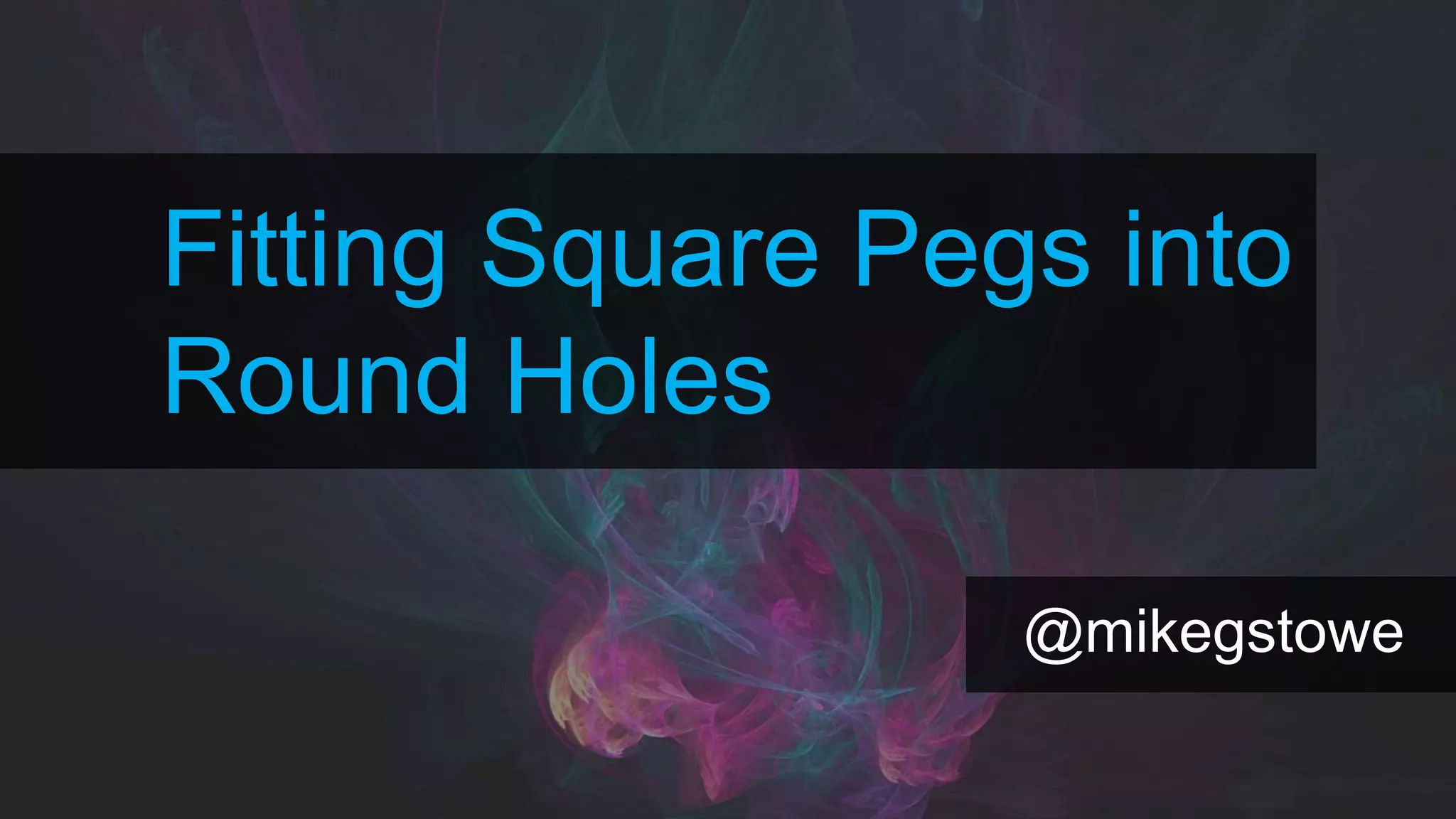 Advocamp: Mike Stowe | PPTX