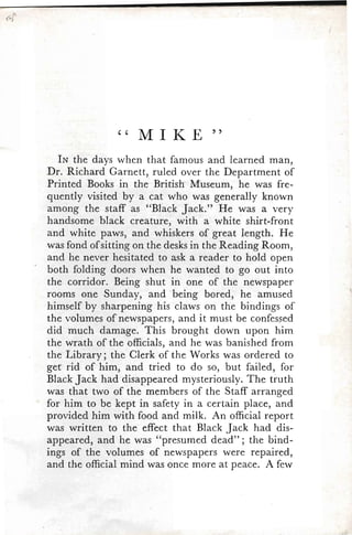 "Mike", the cat who assisted in keeping the Main Gate of the British ...