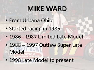 Mike ward racing young guns and legends of ohio | PPTX | Auto Racing ...