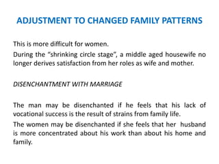 middle age : vocational & marital adjustments,hazards | PPTX