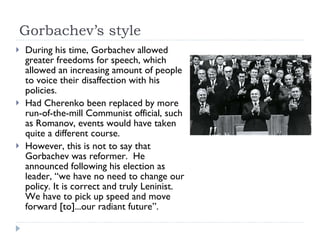 Mikhail gorbachev | PPT