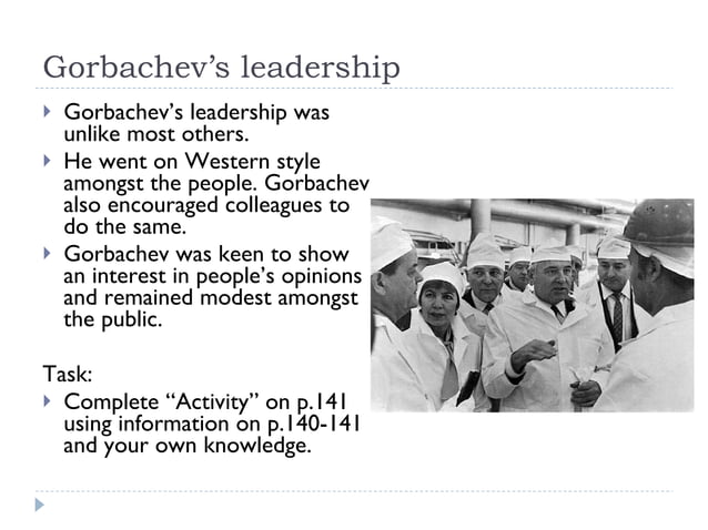 Mikhail gorbachev | PPT | Political Issues & policy | Politics