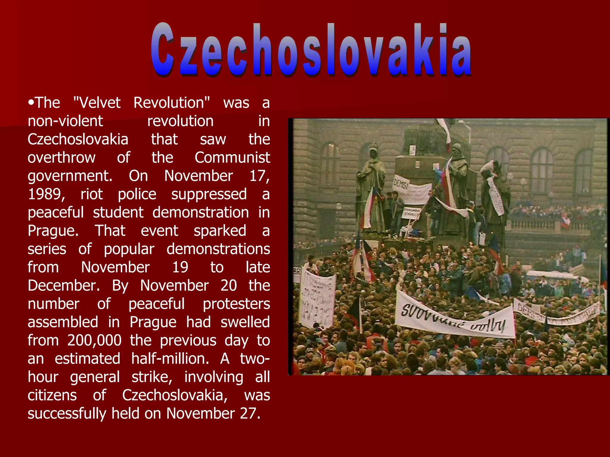 Mikhail Gorbachev & 1989 - Year of Revolutions | PPT