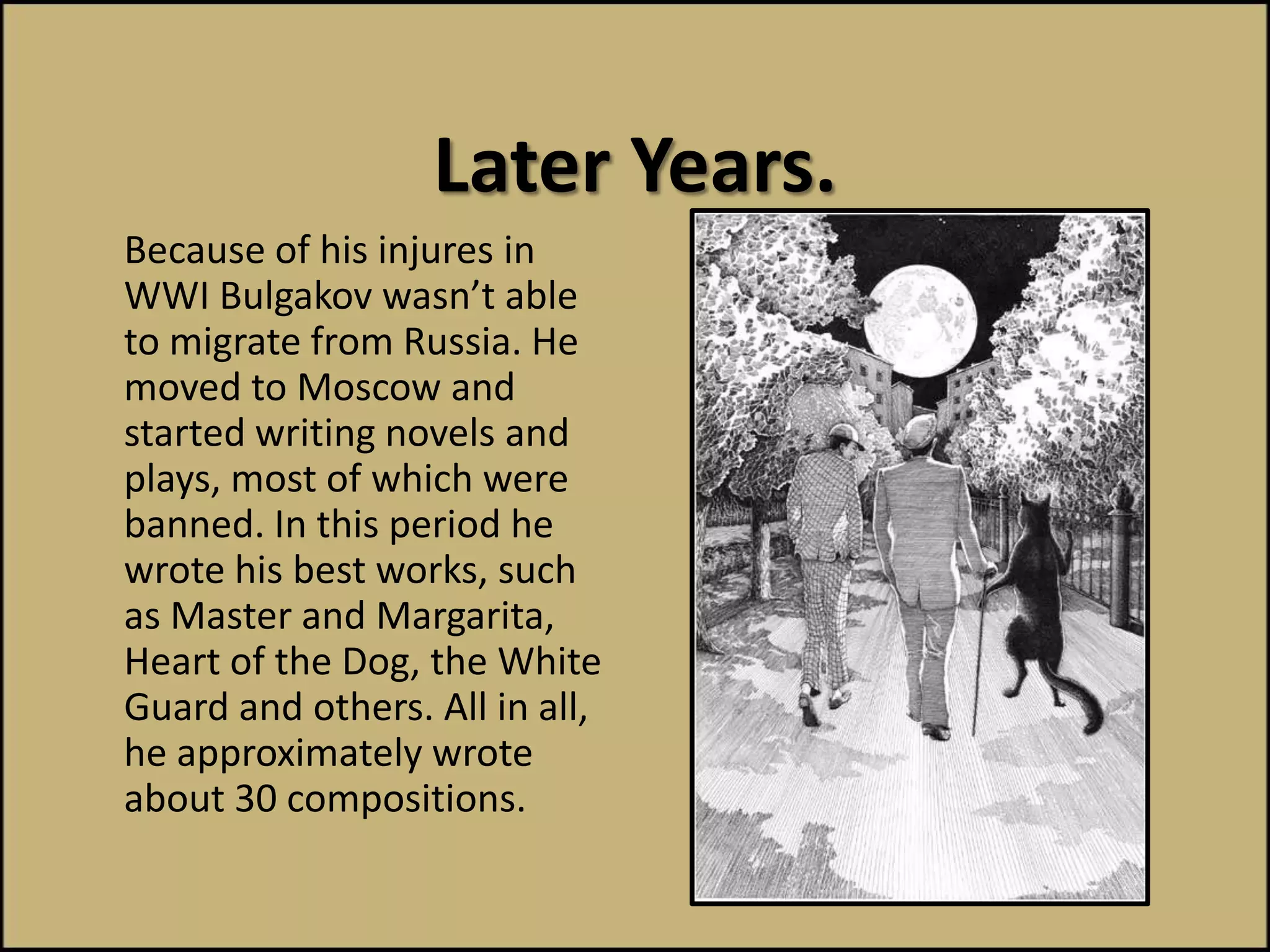 Mikhaíl afanasyevich bulgakov | PPTX