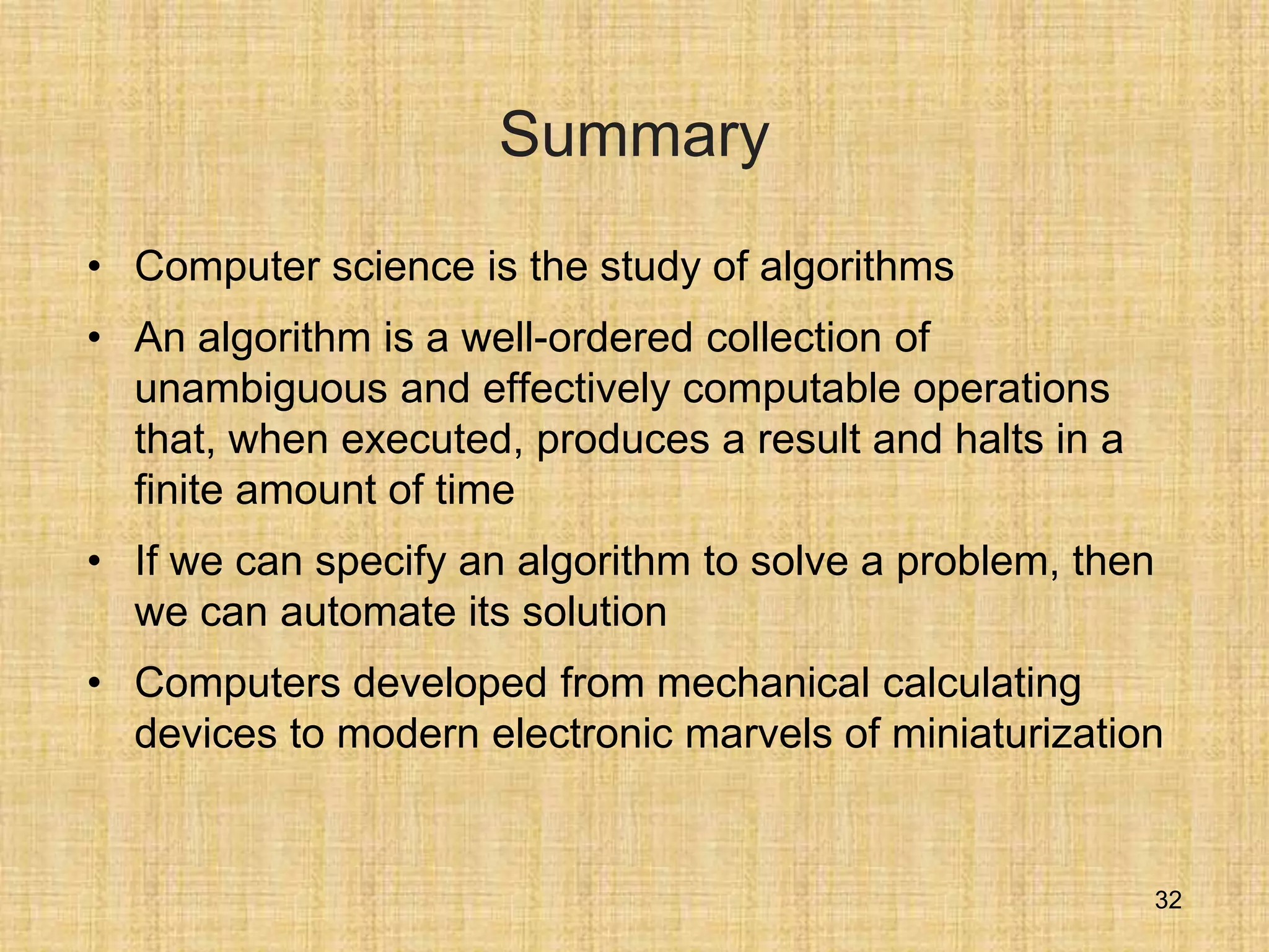 Mikial Singh Nijjar | The Definition of Computer Science | PPT