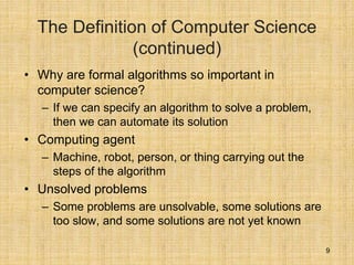 Mikial Singh Nijjar | The Definition of Computer Science | PPT