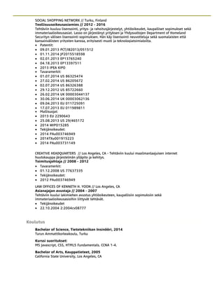 Mikko Lasso CV Suomeksi! | PDF