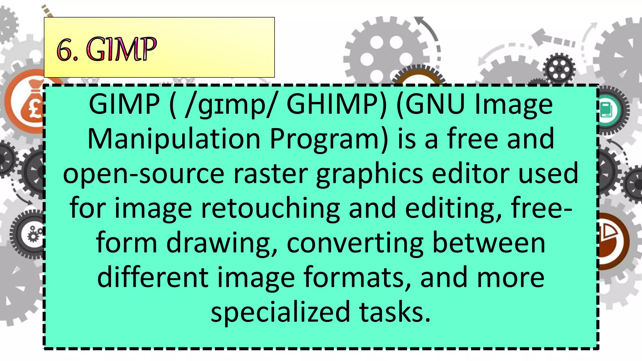Basic Image Manipulation using Offline or Open-source Application. | PPTX