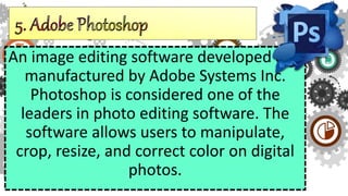 Basic Image Manipulation using Offline or Open-source Application. | PPTX