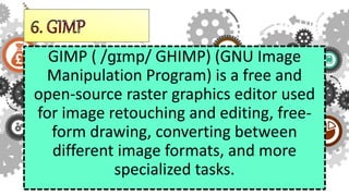 Basic Image Manipulation using Offline or Open-source Application. | PPTX