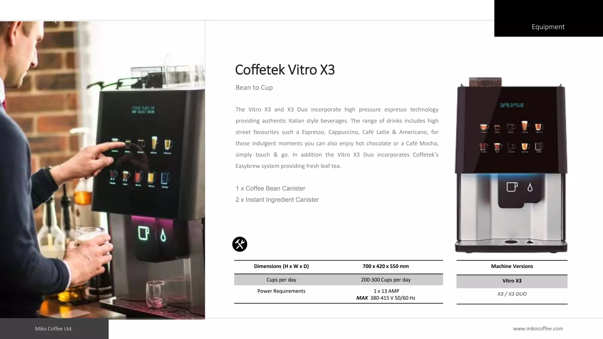 Miko Coffee Machines | PPT