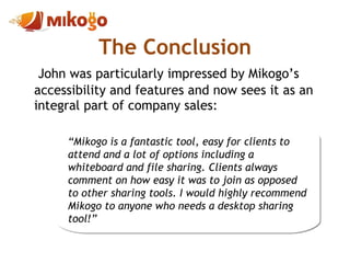 Mikogo Case Study - IHIAA | PPT