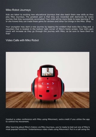 Miko Robot For Kids And Things They Can Do..pptx
