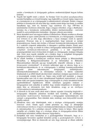 Mikor és Hogyan Lesz e-Közigazgatás Magyarországon - Varga Csaba | PDF