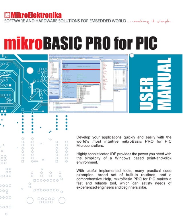 Mikrobasic pic pro_manual_v101 | PDF | Desktop Publishing | Computer Software and Applications