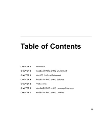 Mikrobasic pic pro_manual_v101 | PDF | Desktop Publishing | Computer Software and Applications