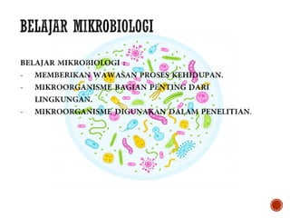 Mikrobiologi 1 2 | PPT
