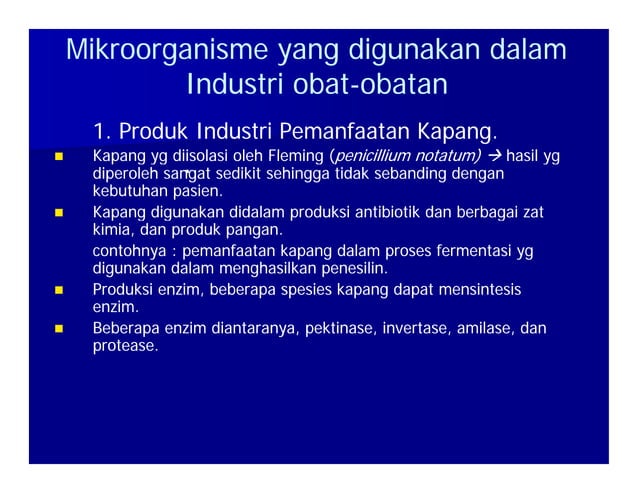 Mikrobiologi industri | PDF