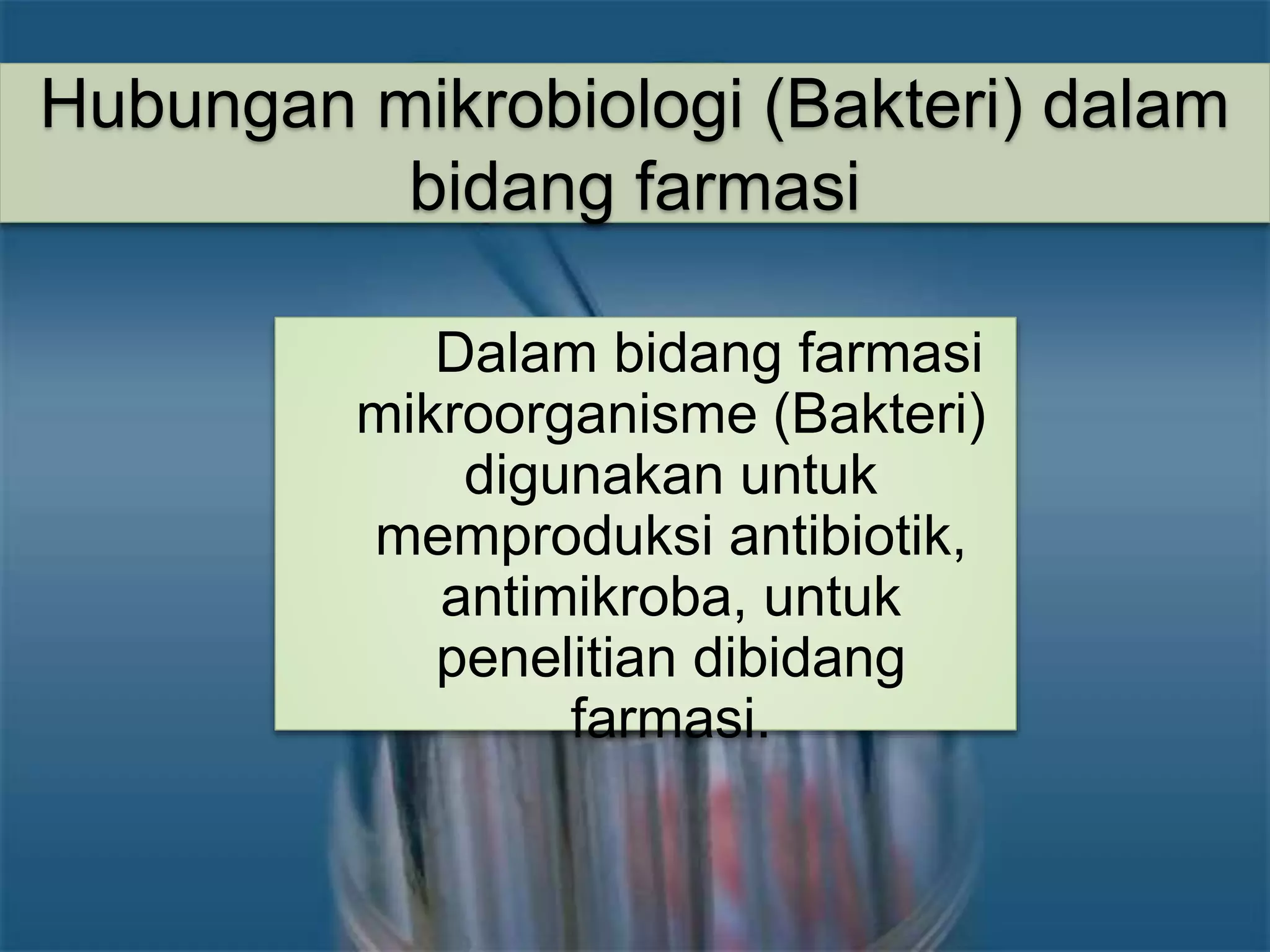 Mikrobiologi dan parasitologi | PPT