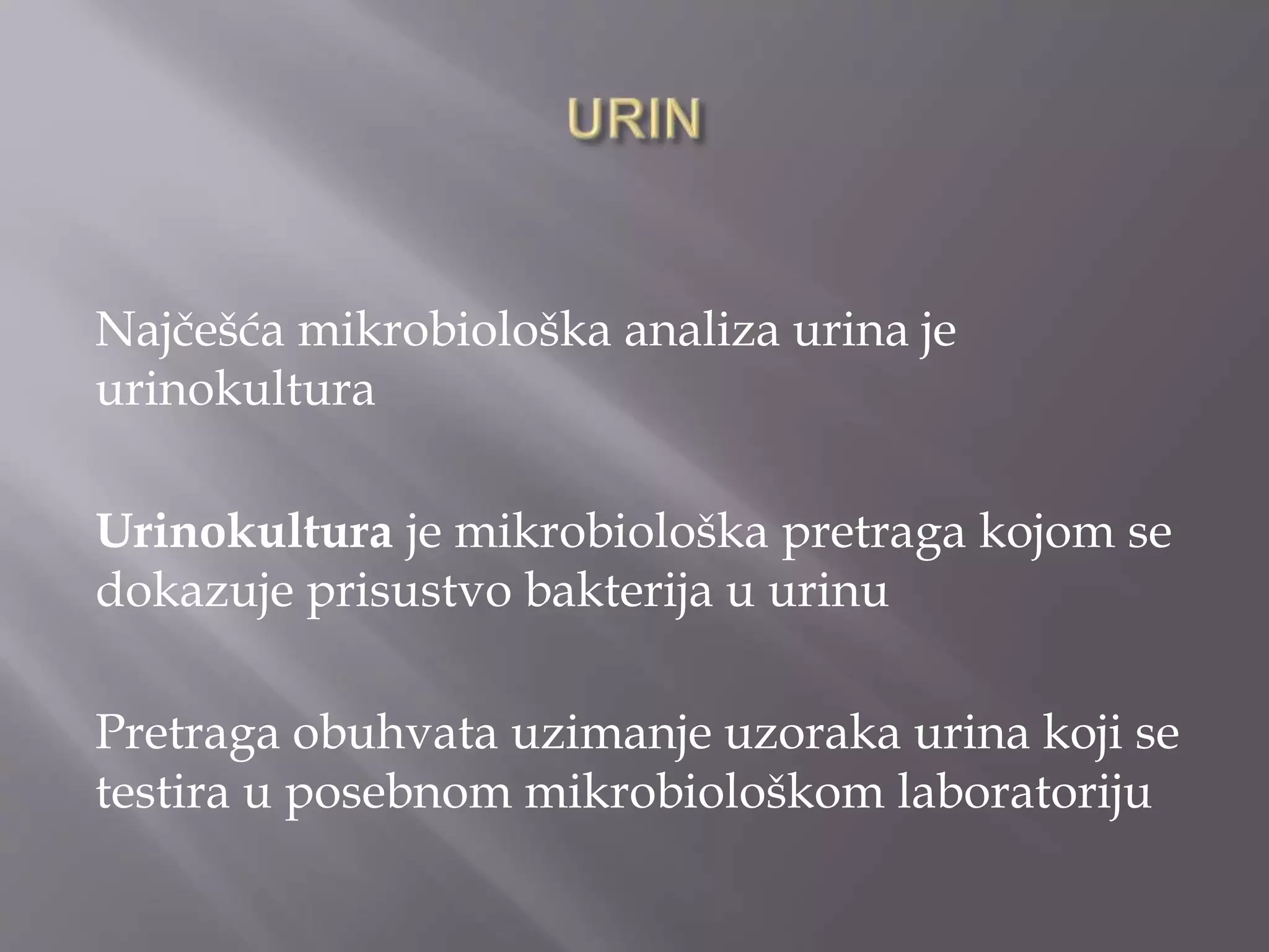 Uzimanje uzoraka za mikrobiološku analizu | PPTX