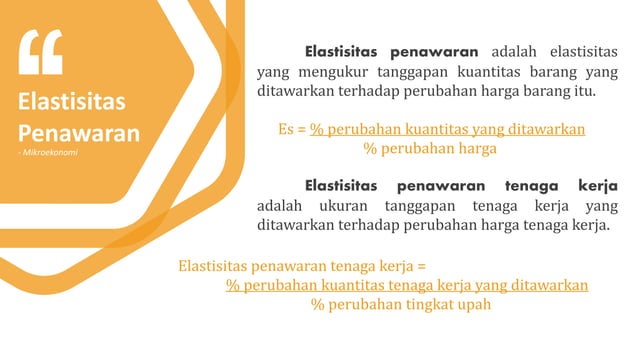 Mikroekonomi elastisitas | PPT