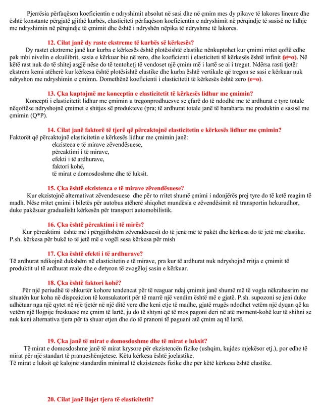 Mikroekonomi-Pytje dhe Pergjigje | DOC