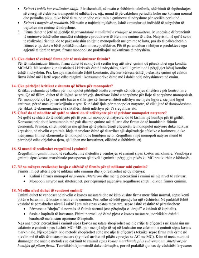 Mikroekonomi-Pytje dhe Pergjigje | DOC