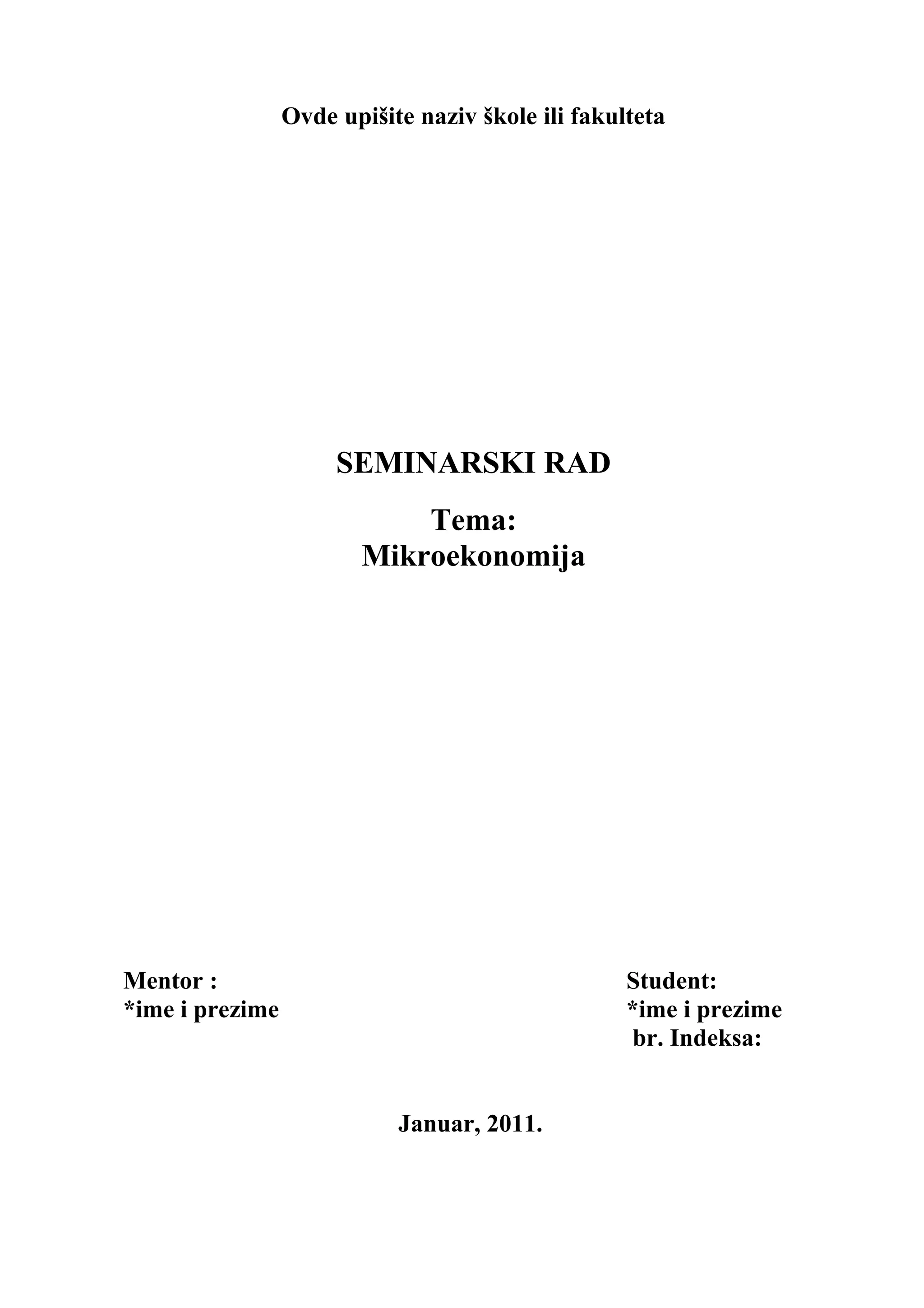 Mikroekonomija 2 ij | PDF