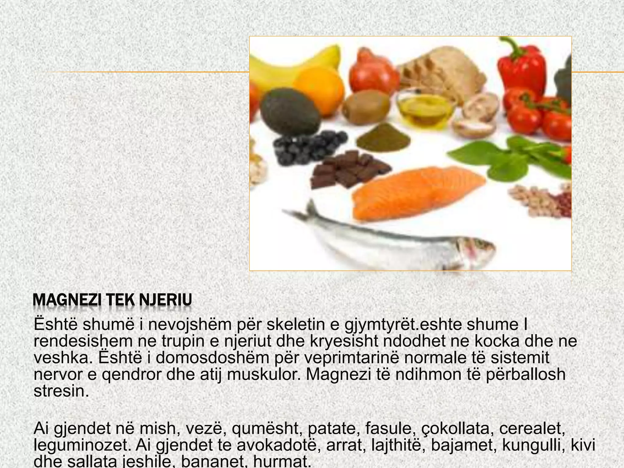 Mikroelementet ne trupin e njeriut | PPTX