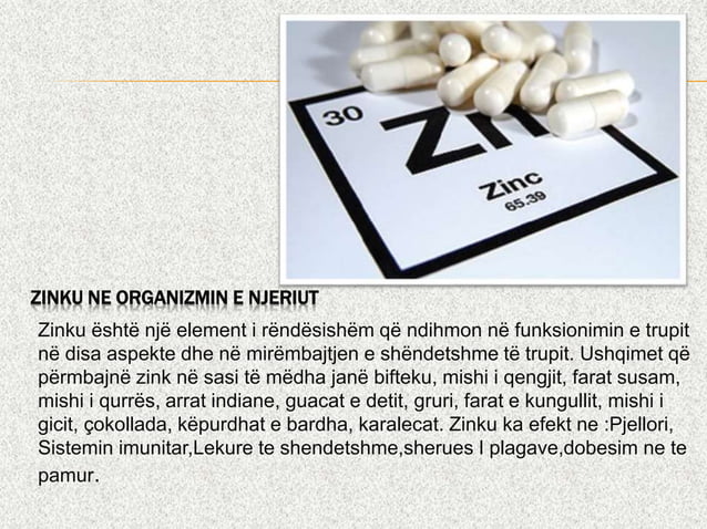 Mikroelementet ne trupin e njeriut | PPTX