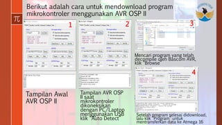Program Flash 12 LED dan 2 Port pada Mikrokontroler ATMega16 ...